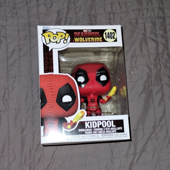 Funko | Toys | Funko Pop Kidpool Bobblehead Red And Black | Poshmark